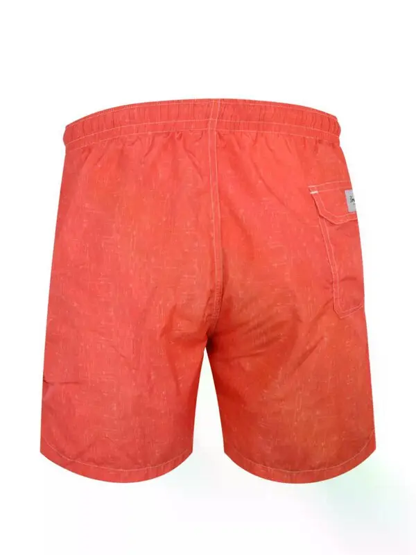 DRUMOHR Slub-texture Drawstring Shorts - Orange