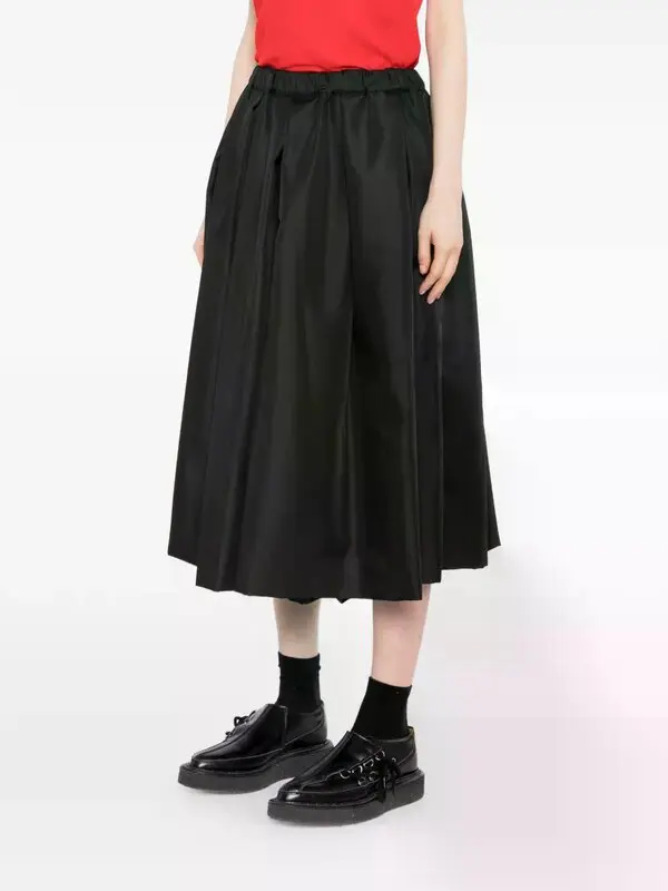 Comme Des Garçons Pleated Midi Skirt