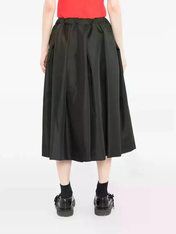 Comme Des Garçons Pleated Midi Skirt