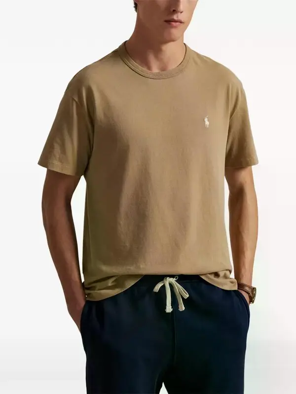 Polo Ralph Lauren Polo Pony-embroidered T-shirt - Neutrals