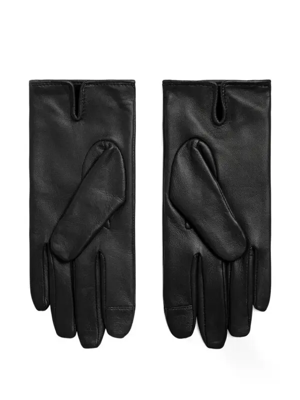 Ralph Lauren Logo-embossed Gloves - Black