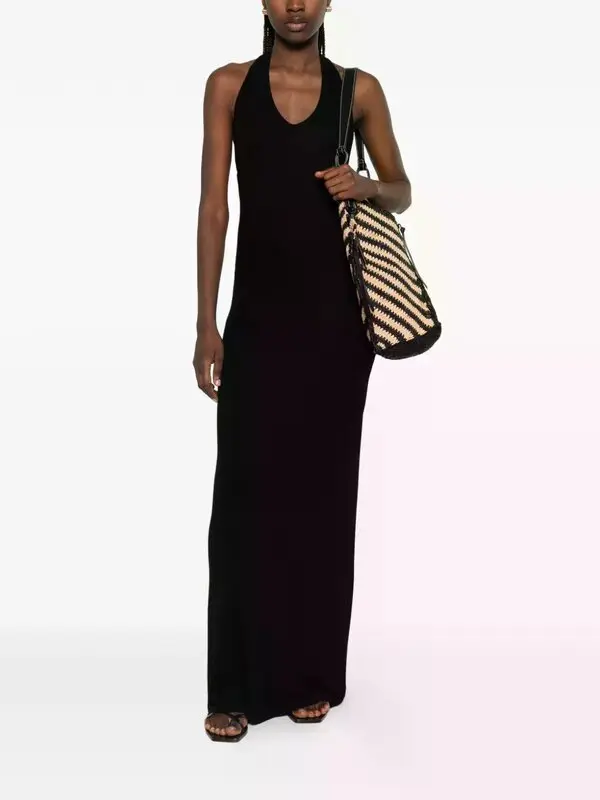 Enza Costa Ribbed Maxi Dress