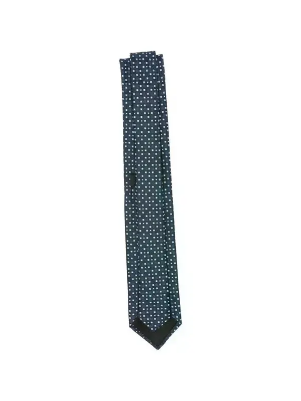 BOSS Geometric-pattern Neck Tie
