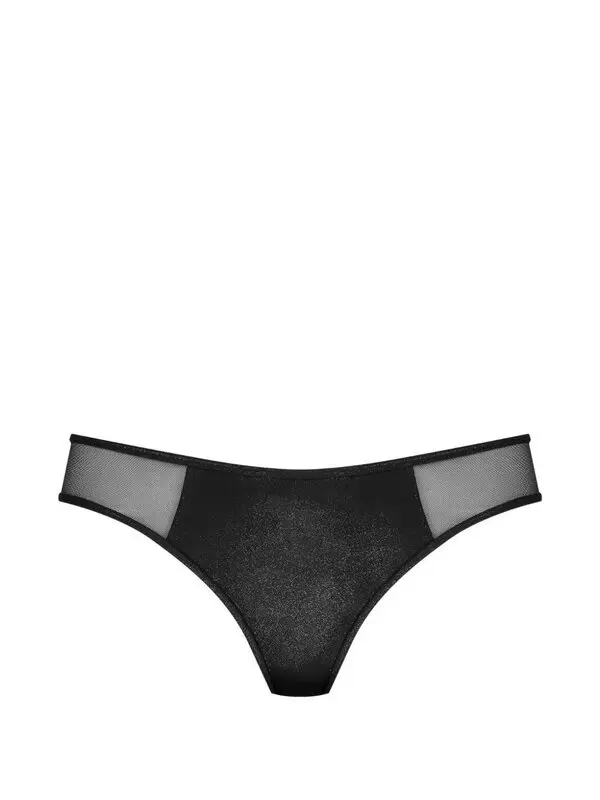 MAISON CLOSE Minuit Bikini Briefs - Black