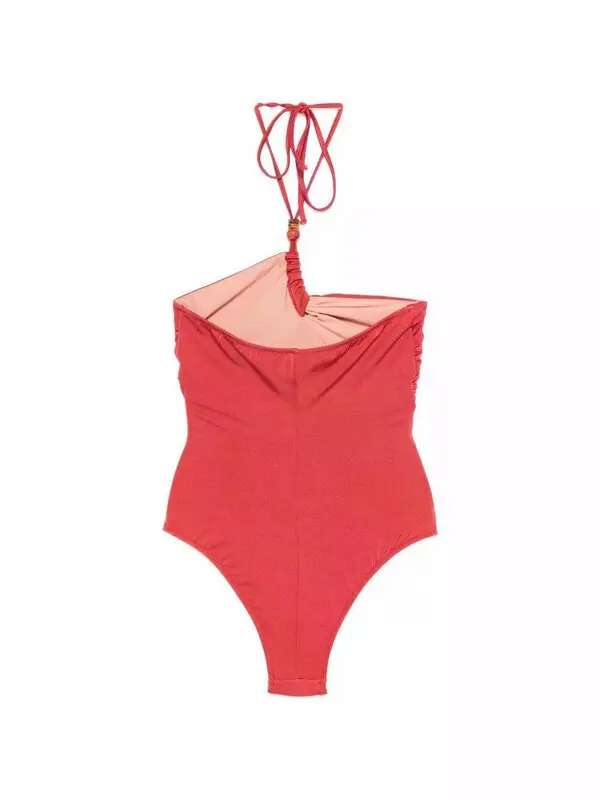 Anjuna Bead-embellished Ruched Swimsuit