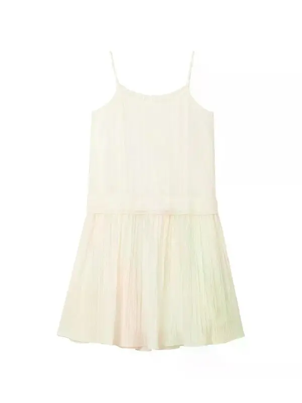 B+AB Ruffled Pleated Mini Dress