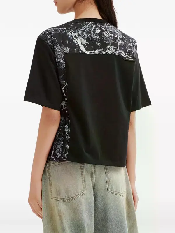 MUSIUM DIV. Graphic-print Pleated T-shirt