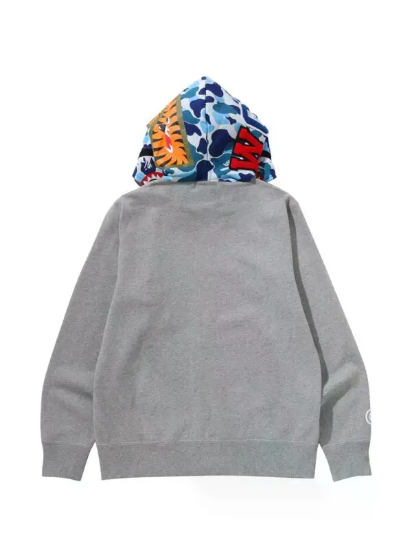 A BATHING APE Shark Camo-print Hoodie