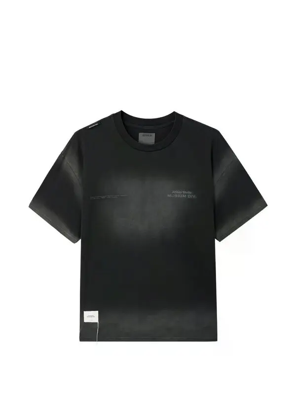 MUSIUM DIV. Faded-effect Logo-print T-shirt