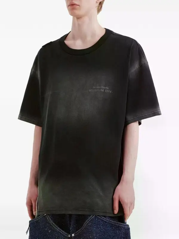 MUSIUM DIV. Faded-effect Logo-print T-shirt