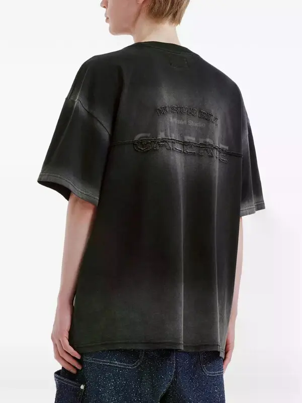 MUSIUM DIV. Faded-effect Logo-print T-shirt