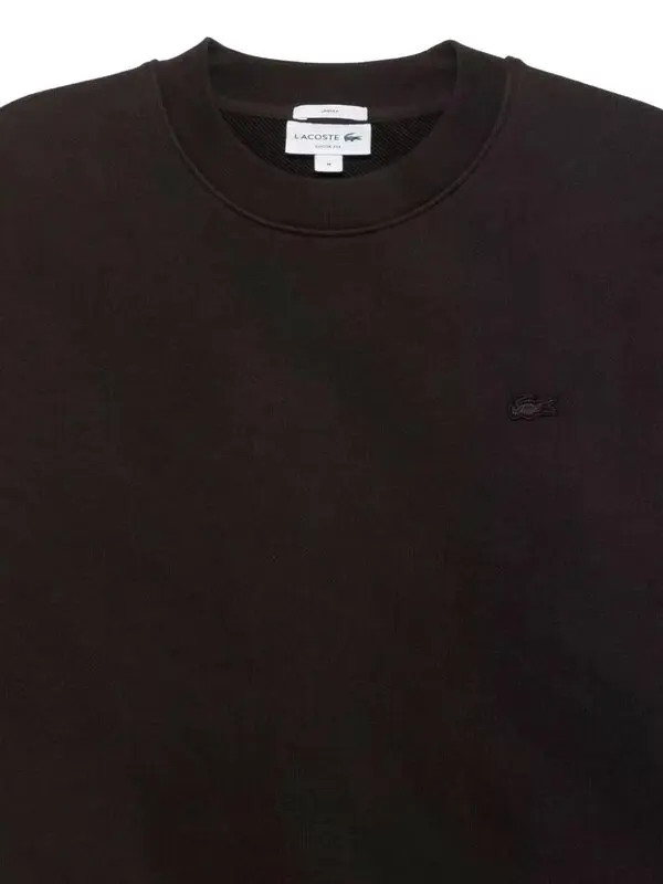 Lacoste Logo-patch Sweatshirt - Brown