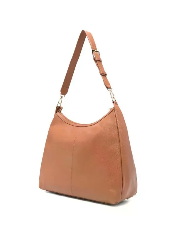 CROMIA Serena Grained Leather Shoulder Bag - Brown