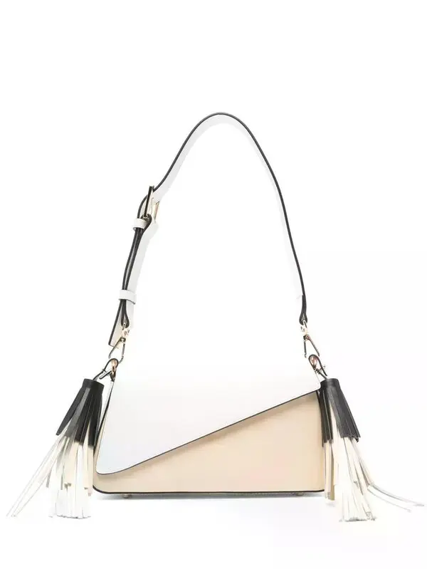 CROMIA Tassel-details Cross Body Bag - White