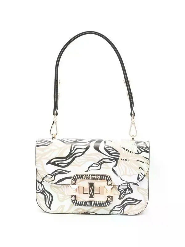 CROMIA Graphic-print Leather Crossbody Bag - White