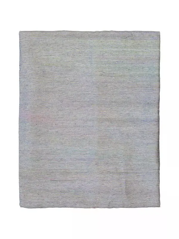 LIBECO Workshop Striped Duvet Cover - White