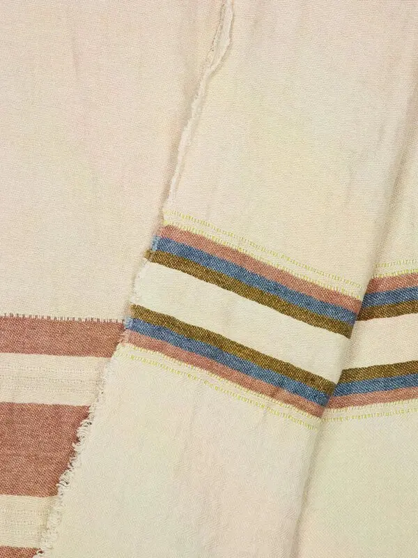 LIBECO Fouta Harlan Stripe Fringed Towel