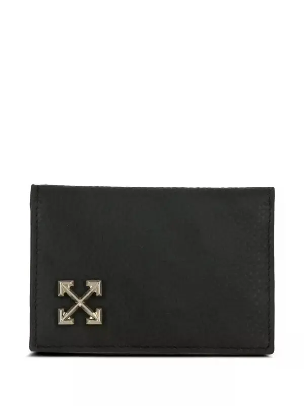 Off-White Arrows-plaque Bifold Wallet - Black