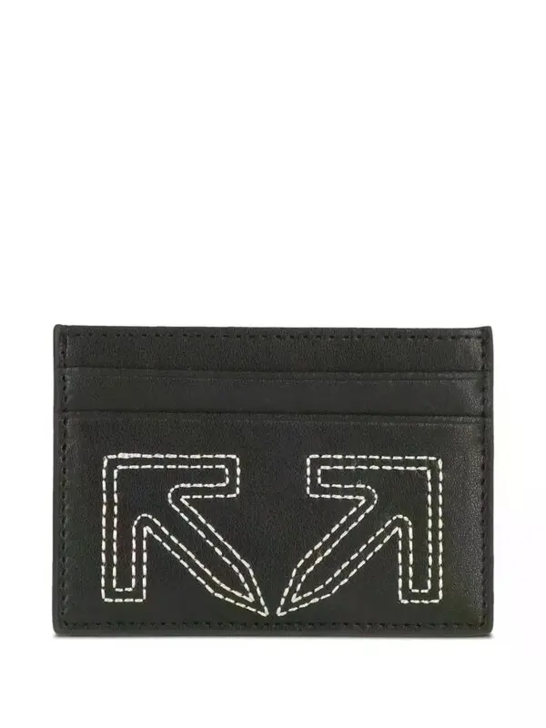 Off-White Arrows-motif Card Holder - Black