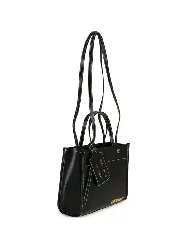 Off-White Logo-plaque Zip Tie Tote Bag