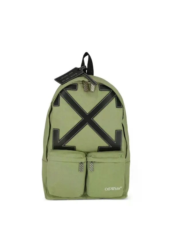Off-White Arrows-motif Backpack - Green