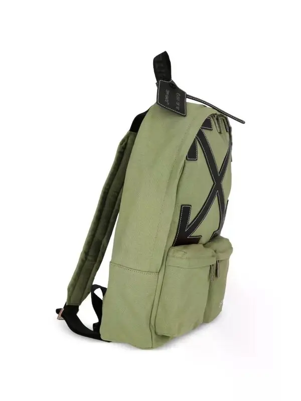 Off-White Arrows-motif Backpack - Green