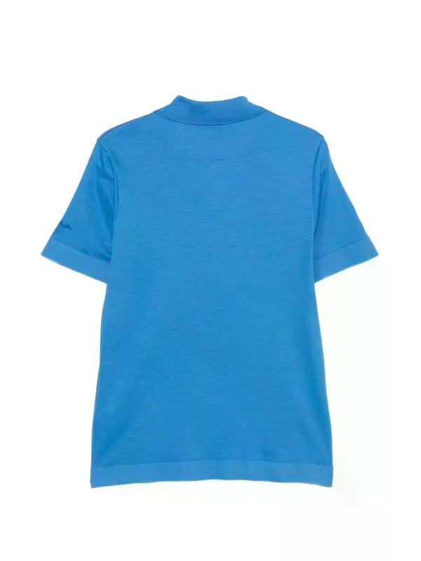 Paul Smith Ribbed-knit Polo Shirt