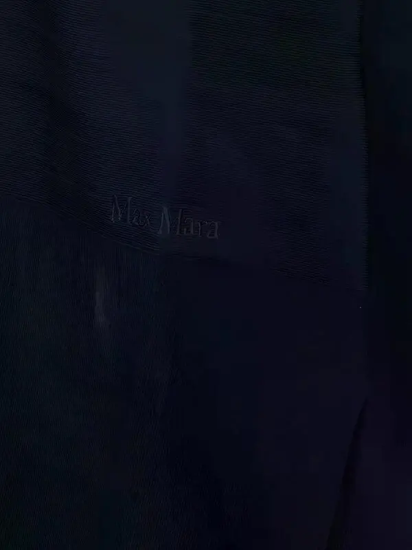 Max Mara Embroidered-logo V-neck Polo Sweater