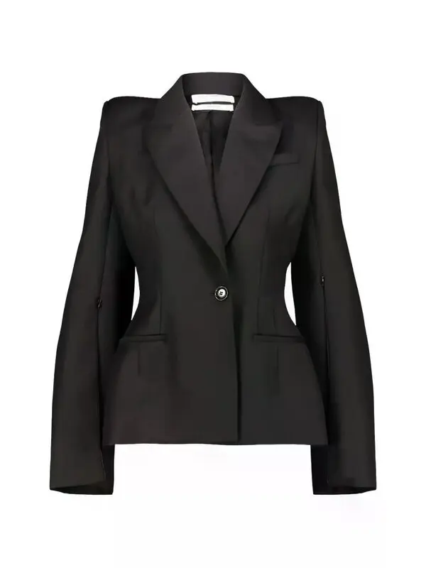 Matieres Fecales Structured-shoulder Blazer