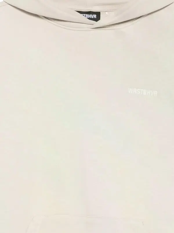 WRSTBHVR Hako V2 Logo-print Hoodie - Neutrals