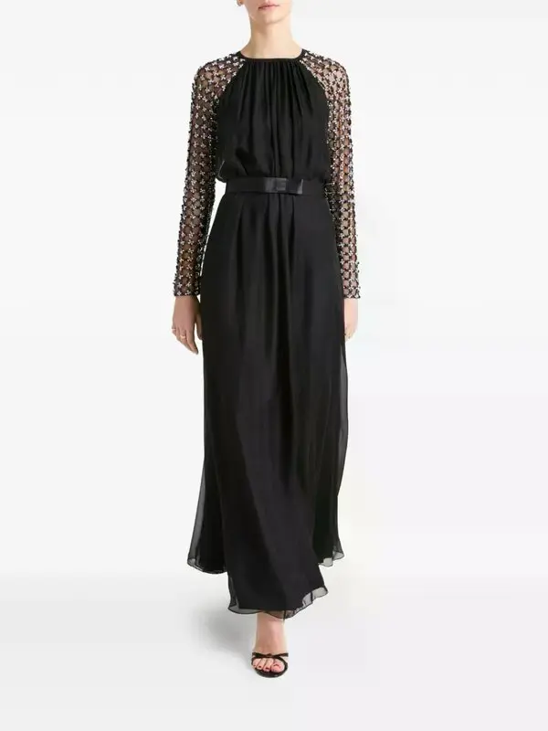 temperley black lace dress Temperley London Lily lace-detail Organza Dress | Black