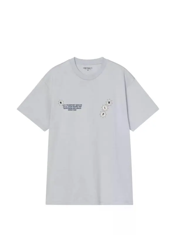 Carhartt Work In Progress C Trip Graphic-print T-shirt - Grey