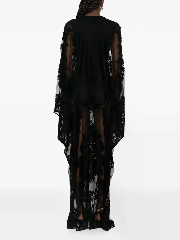 Norma Kamali Lace Maxi Dress