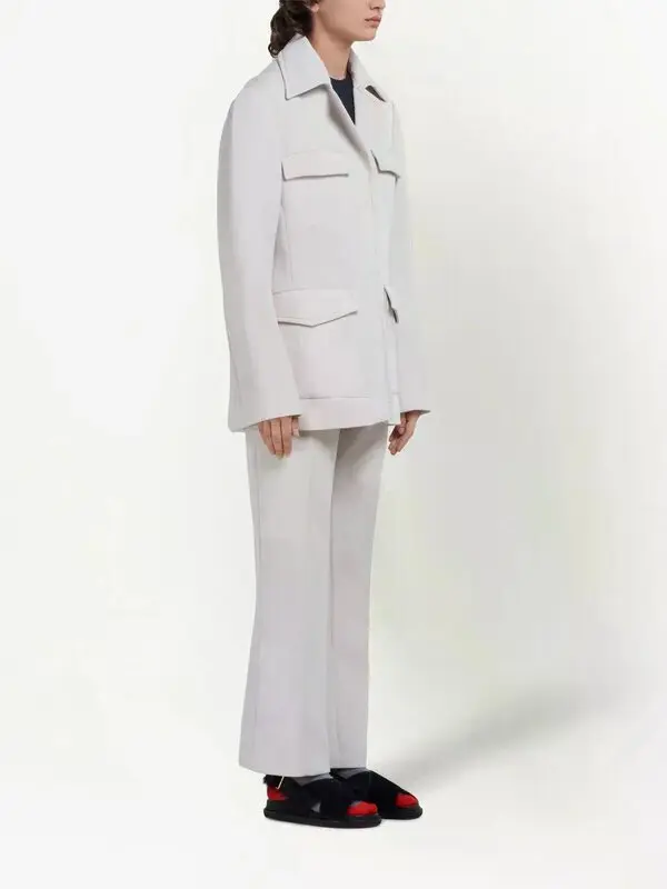 Marni Straight-leg Kick-flare Trousers