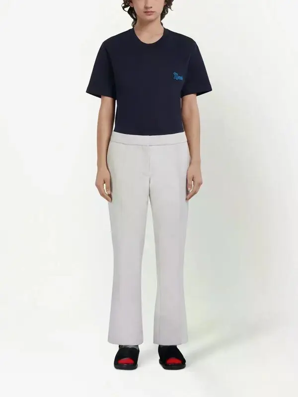 Marni Straight-leg Kick-flare Trousers