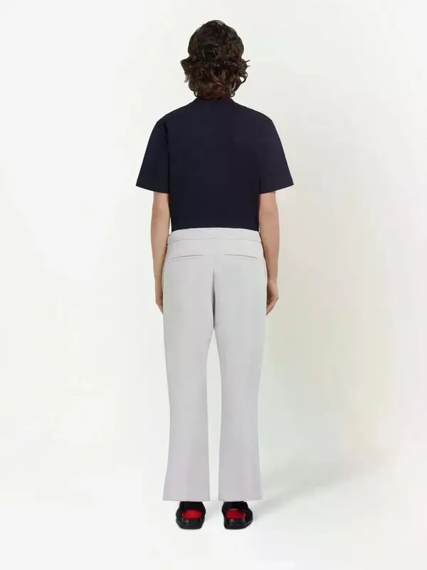 Marni Straight-leg Kick-flare Trousers