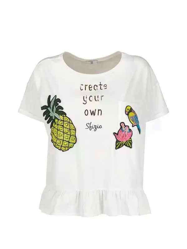 SFIZIO Pineapple Ruffle T-shirt