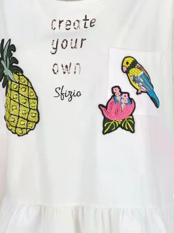 SFIZIO Pineapple Ruffle T-shirt