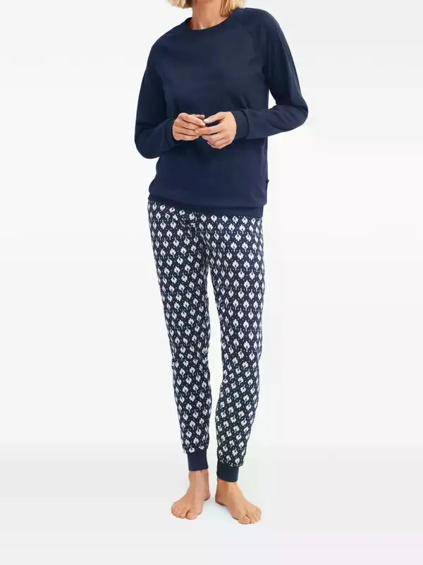 CALIDA Patterned-print Raglan-sleeve Pajamas Set