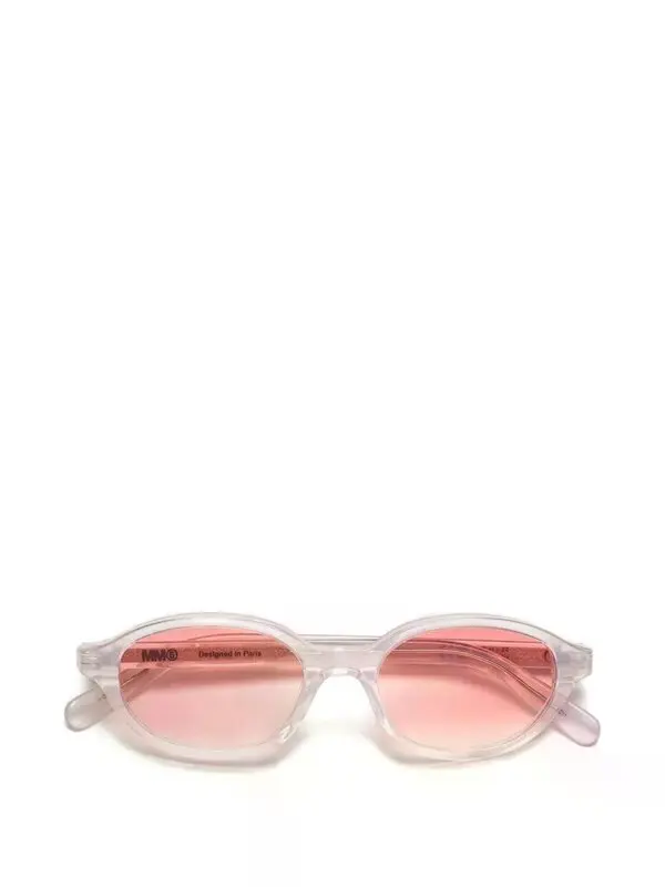 MAISON MARGIELA Oval-frame Sunglasses - Grey