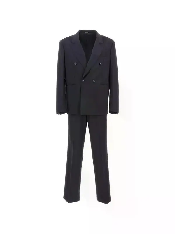 UNGARO Double-breasted Peak-lapel Suit - Blue