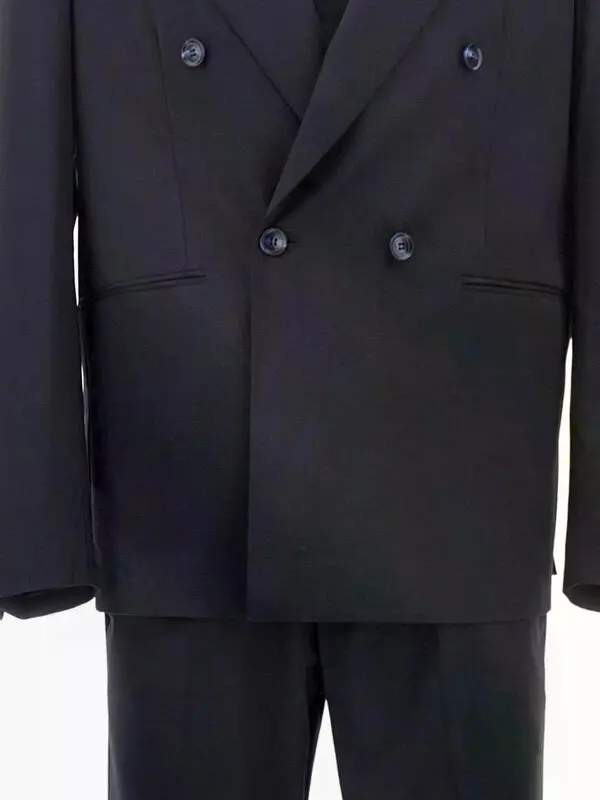 UNGARO Double-breasted Peak-lapel Suit - Blue