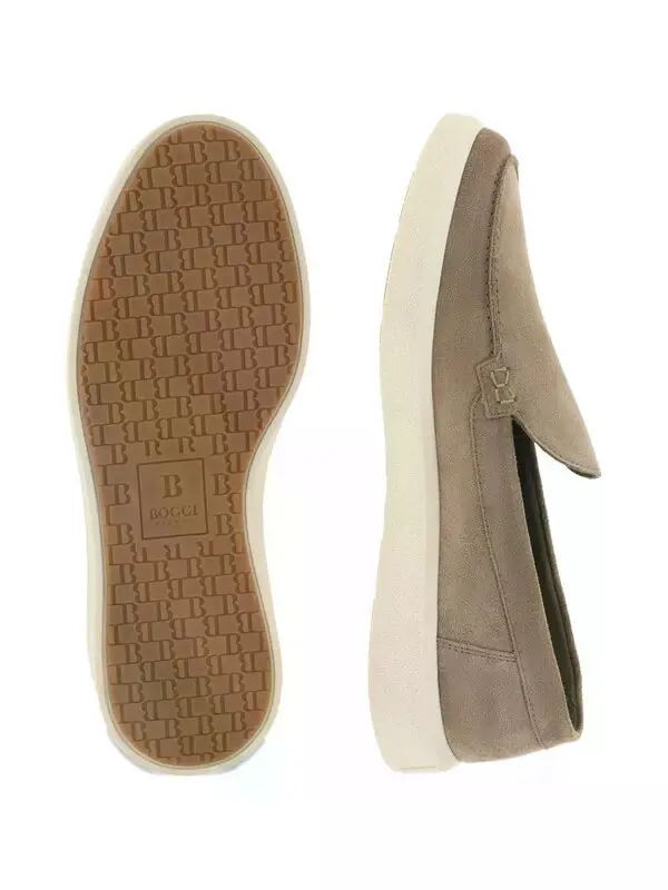Boggi Milano Stratus Suede Leather Loafers