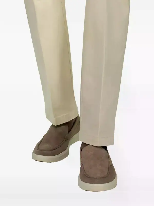 Boggi Milano Stratus Suede Leather Loafers