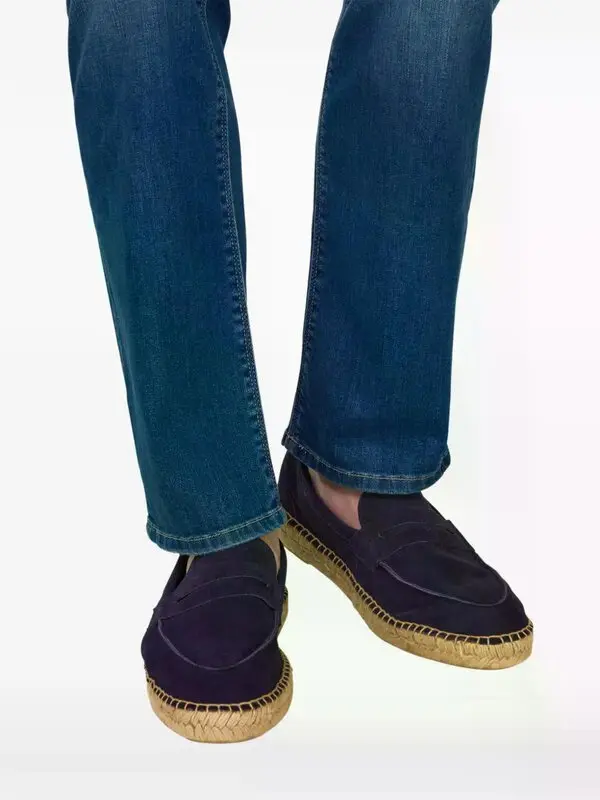 Boggi Milano Suede Loafer Espadrilles