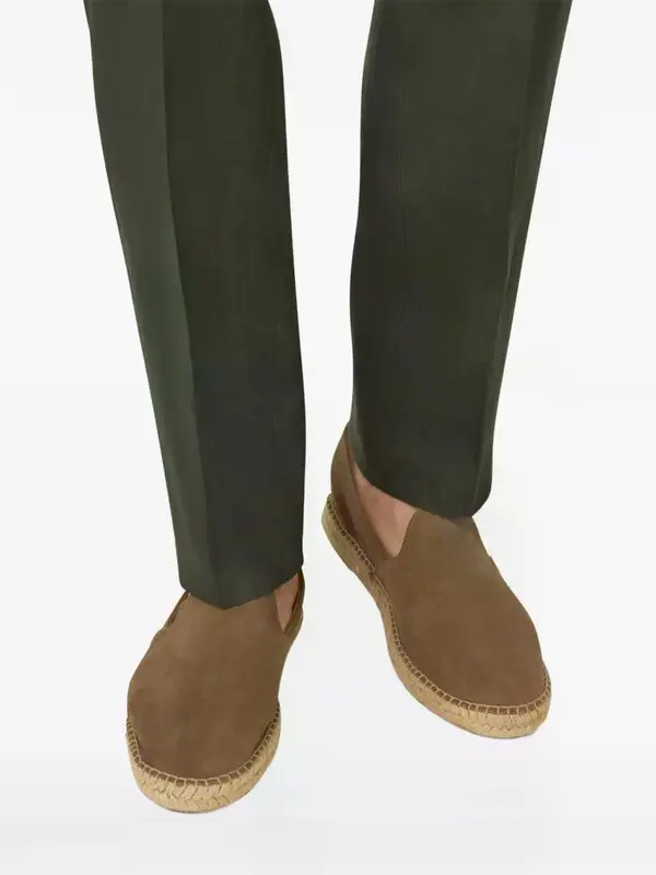 Boggi Milano Suede Espadrilles - Brown