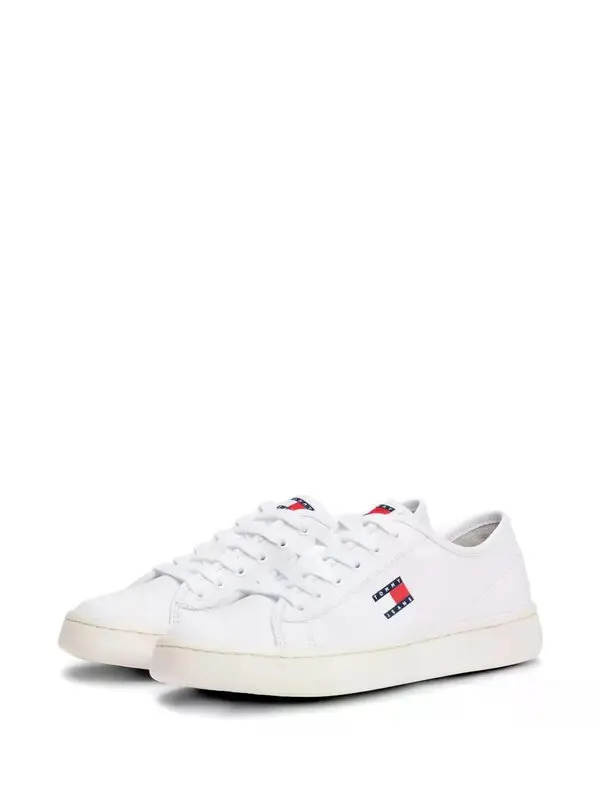 Tommy Hilfiger Logo-detail Leather Sneakers