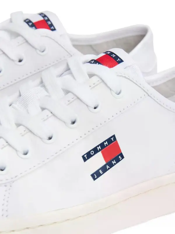 Tommy Hilfiger Logo-detail Leather Sneakers