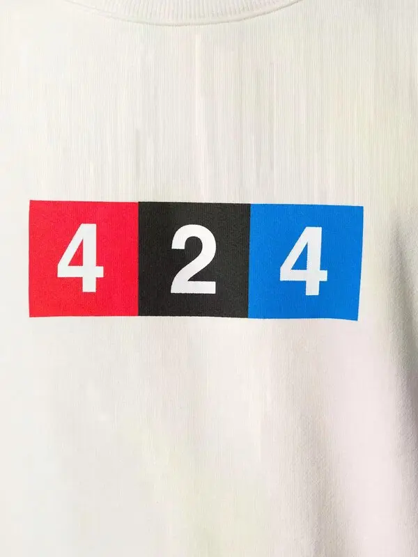 424 Logo Print Crewneck Sweatshirt