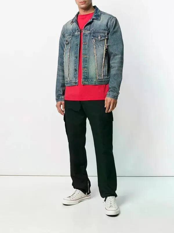 424 Frayed Denim Jacket